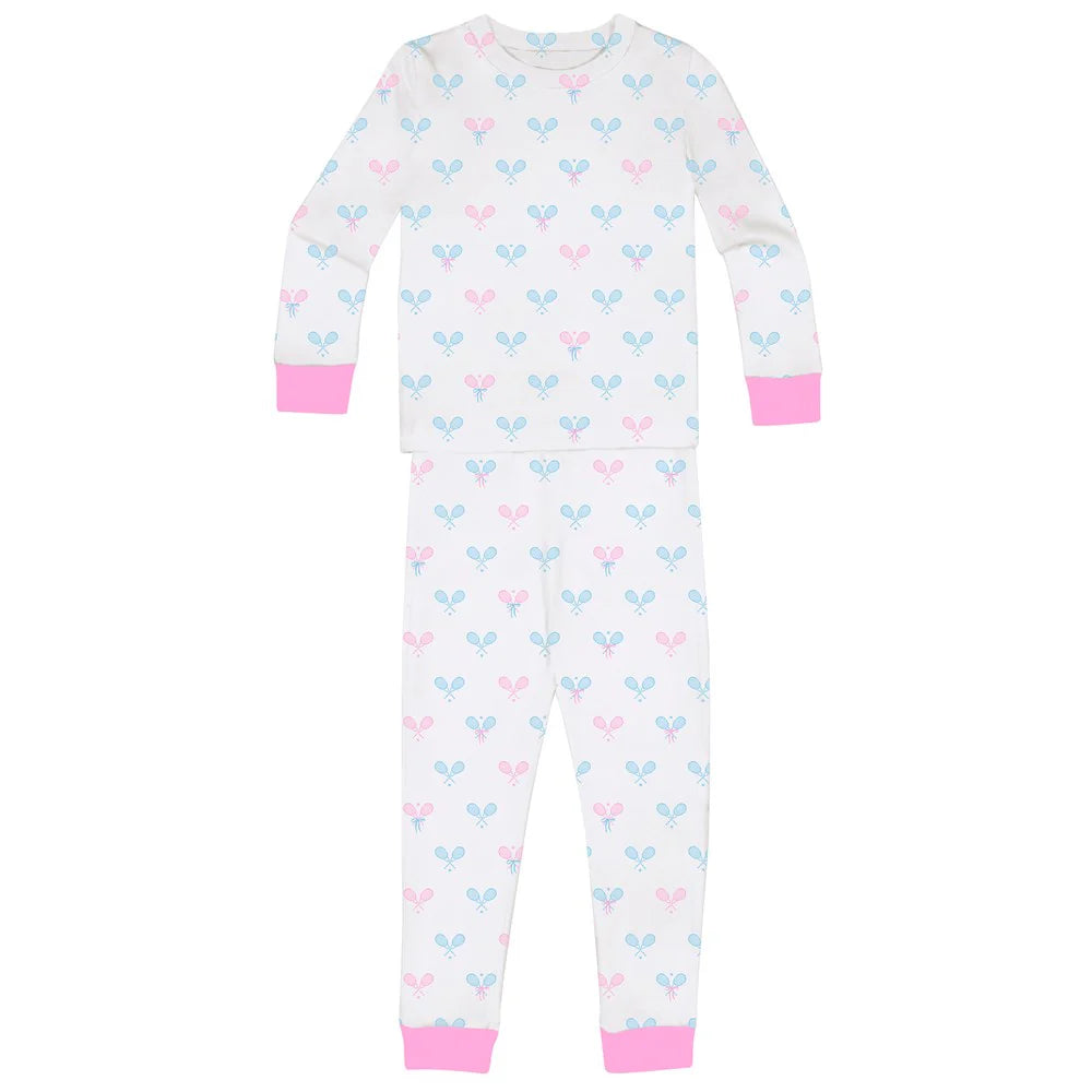 Kids Tennis Bows Long PJ Set – Outdoors On Parade